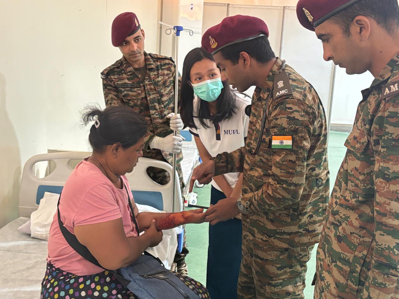 Operation Brahma: Indian Army Field Hospital continues humanitarian ...
